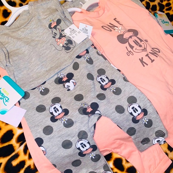 Disney | Matching Sets | Disney Baby Minnie Mouse Size 3 Months New ...